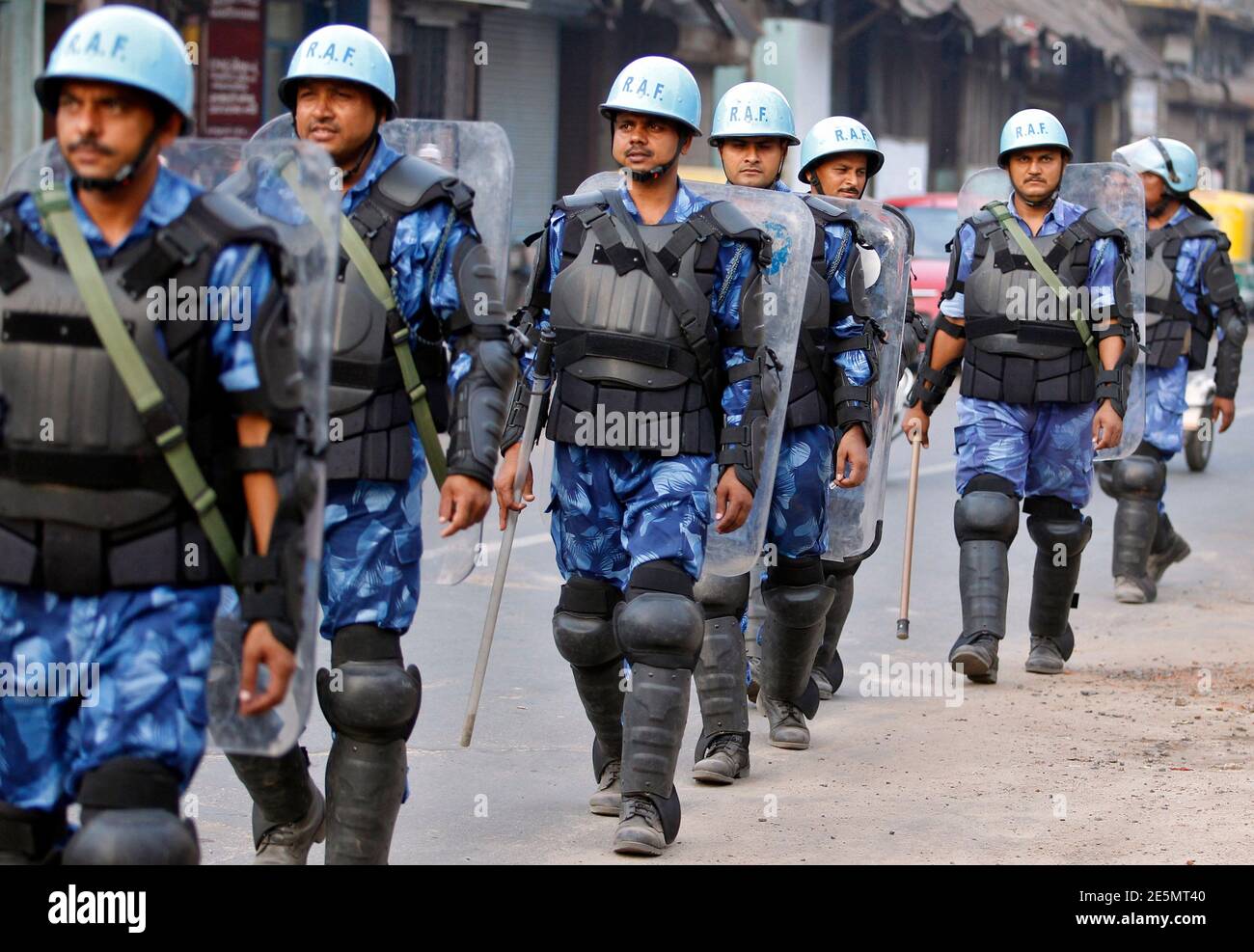 Indian rapid action force raf hi-res stock photography and images - Alamy