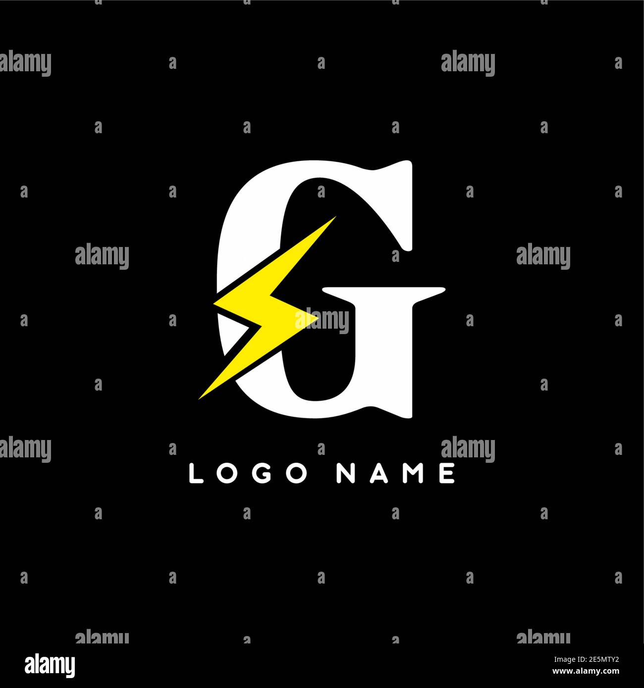 initial letter vector logo template Stock Vector Image & Art - Alamy