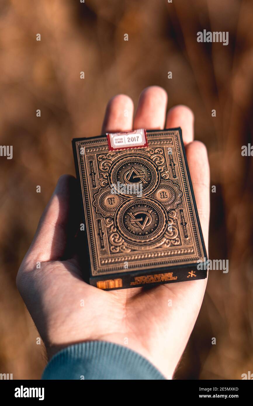 Playing cards deck design Stock Photo - Alamy