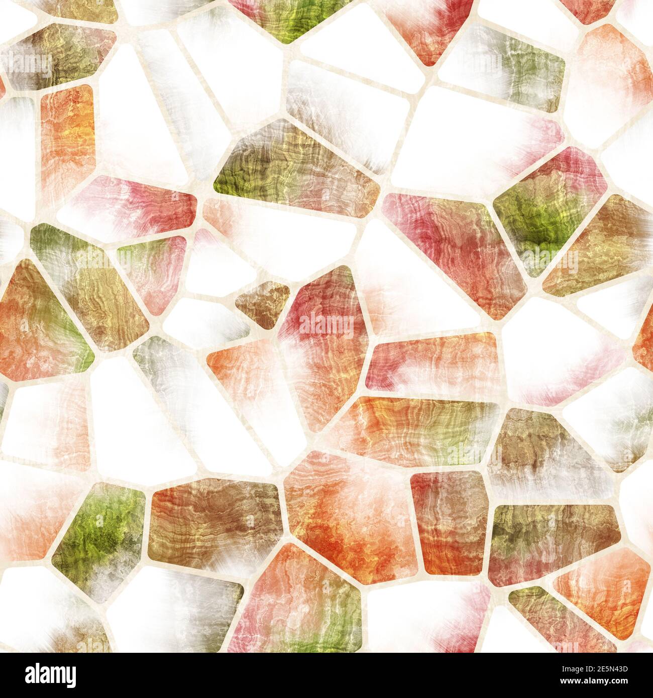 Seamless geo tile shape collage surface pattern Stock Photo - Alamy