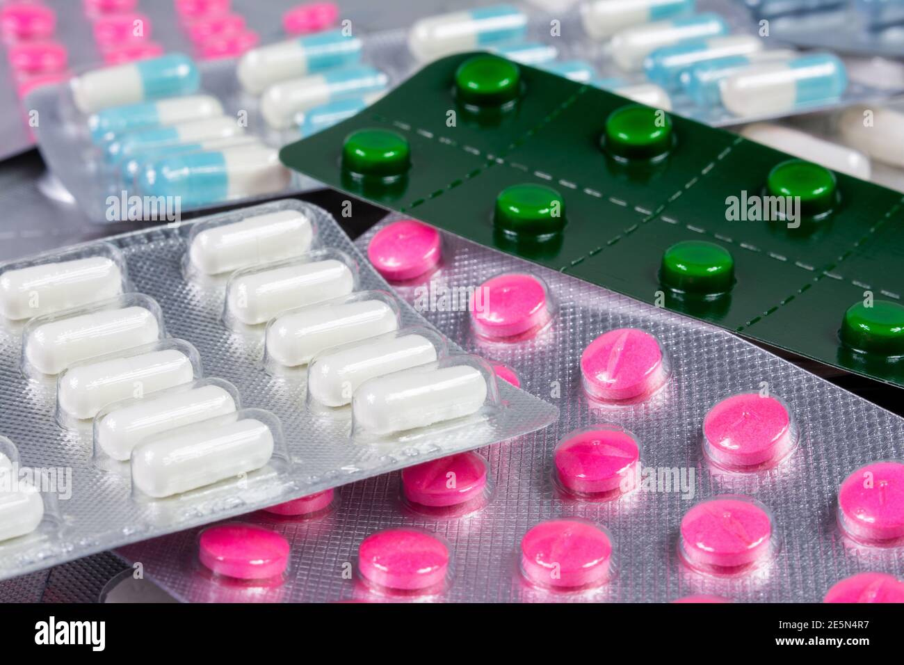Bulk Medication Blisters Stock Photo - Alamy