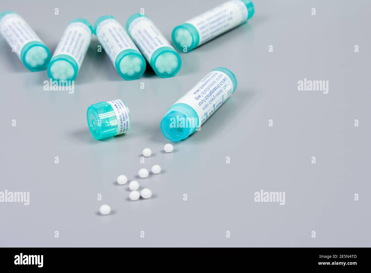 Homeopathic medicine tubes Stock Photo - Alamy