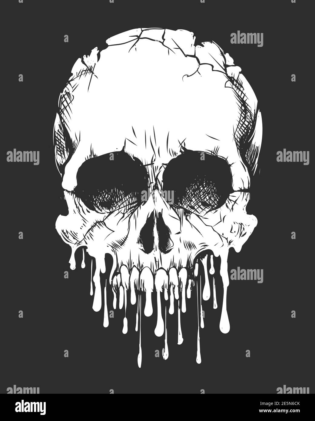 Zombie logo designs Black and White Stock Photos & Images - Alamy