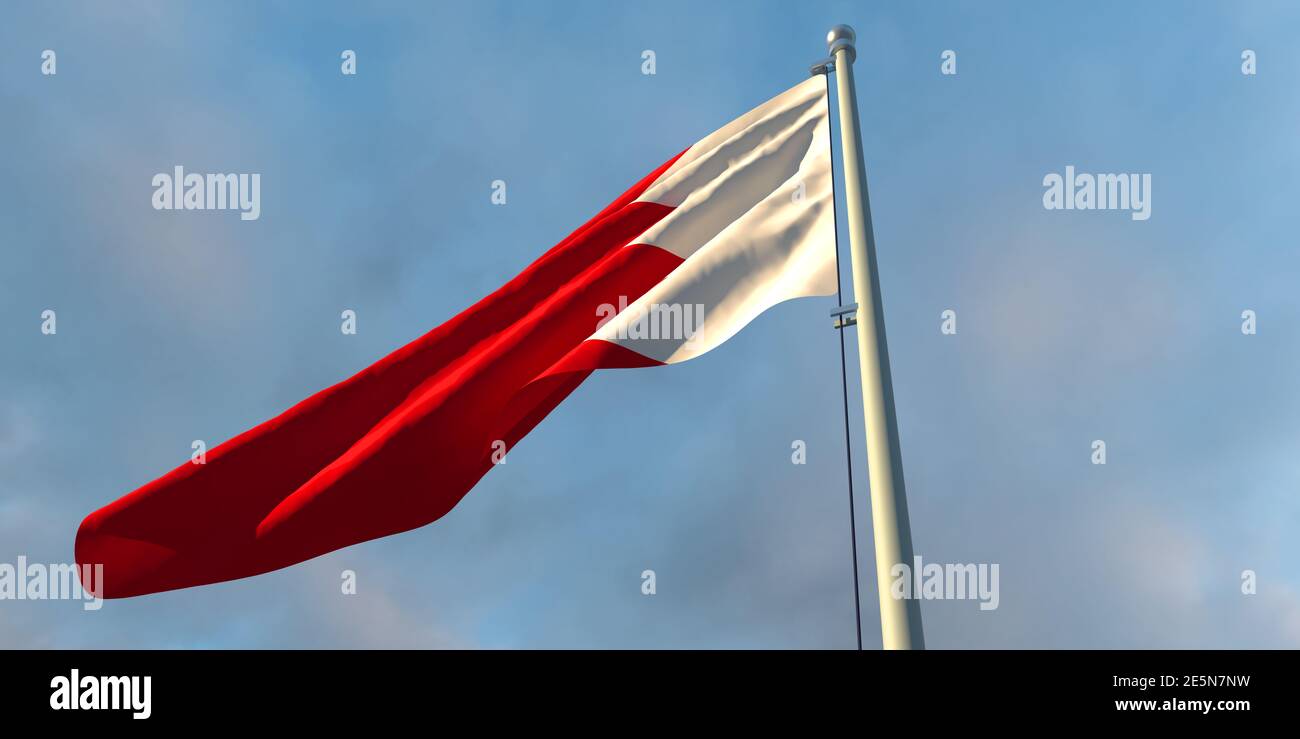 Blue sky background with bahrain flag hi-res stock photography and ...