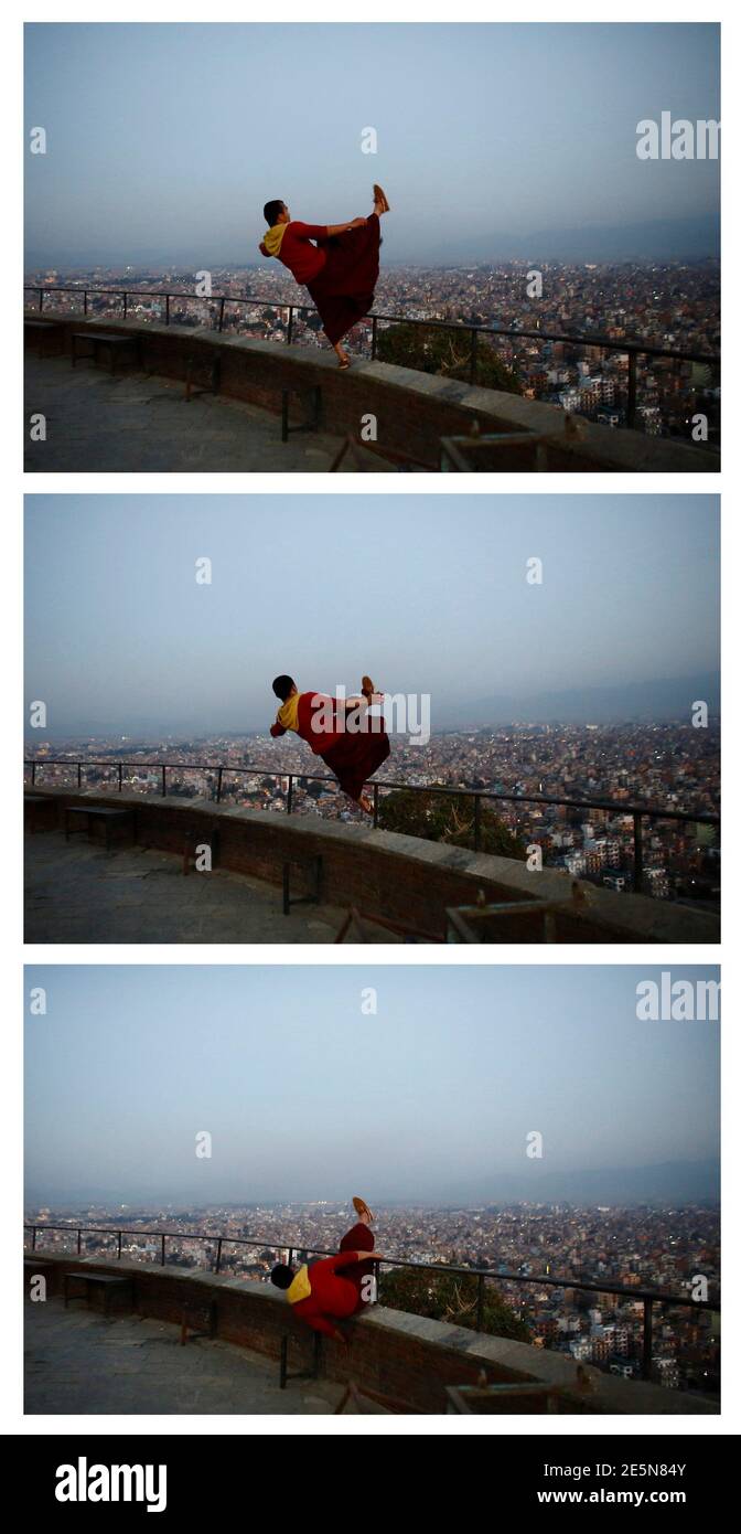 Photo of a monk Cut Out Stock Images & Pictures - Alamy