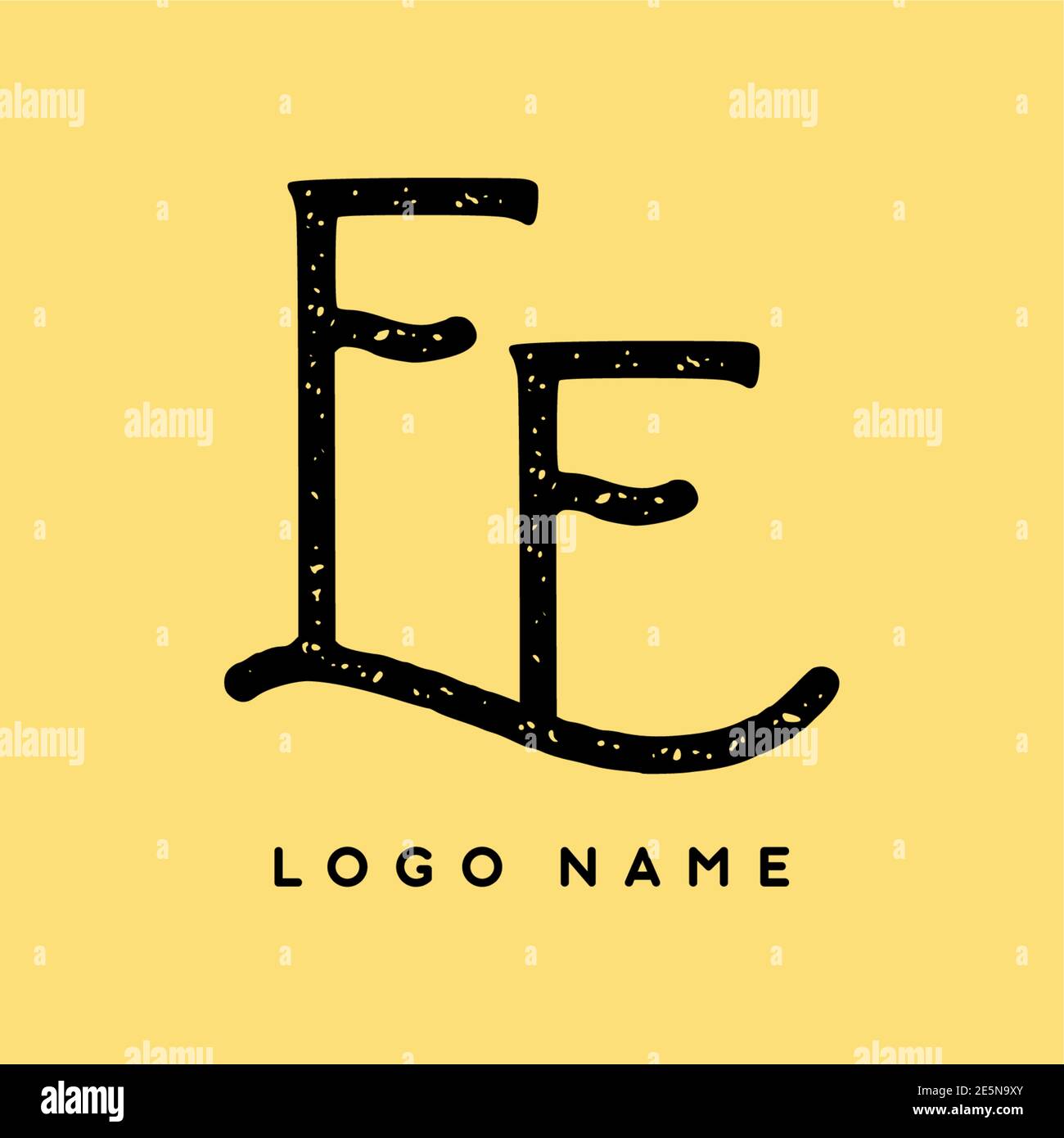 image descriptionVintage style of EE initial letter vector logo ...