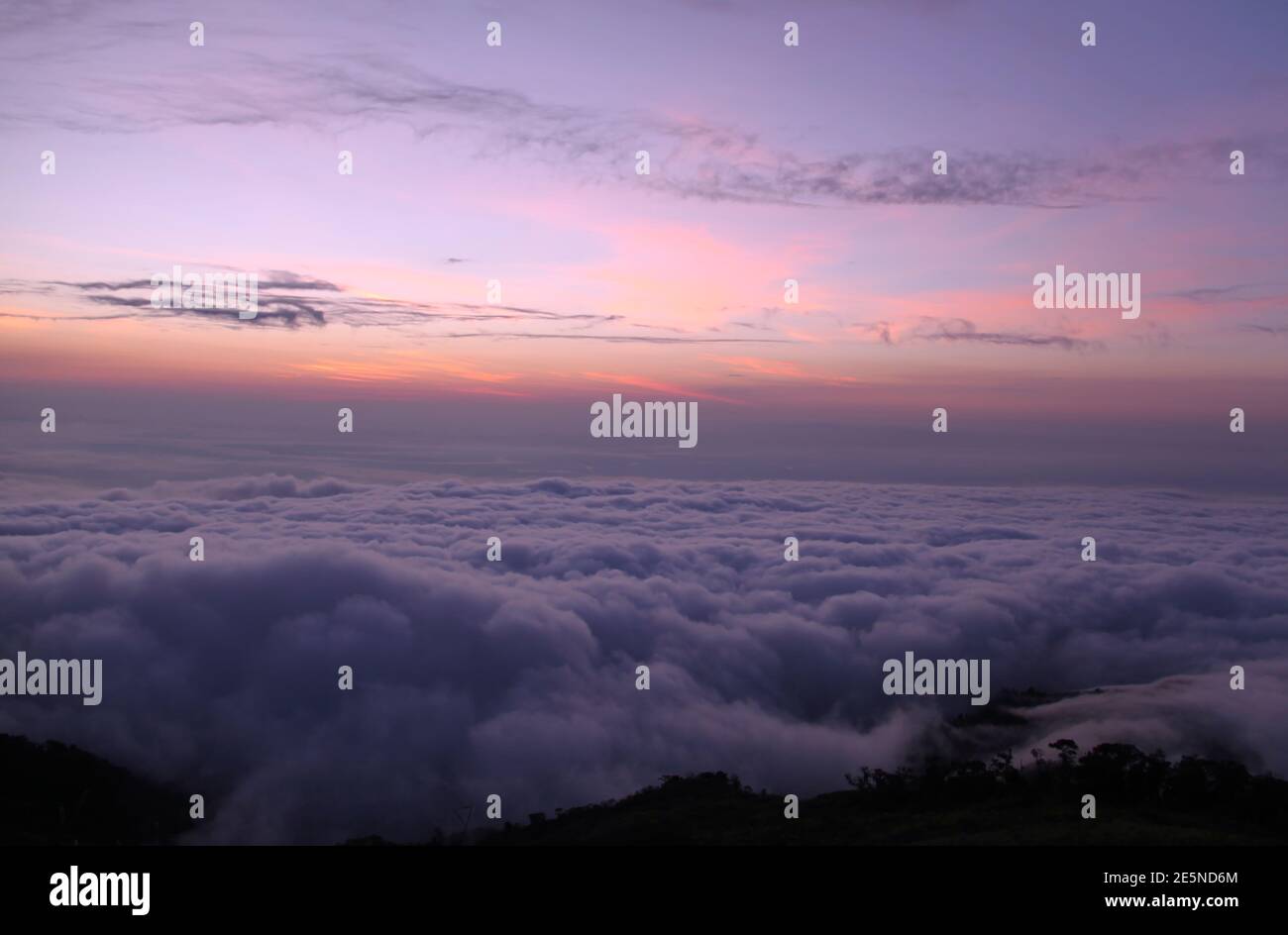 Sunset in the Andes of Ecuador Stock Photo - Alamy