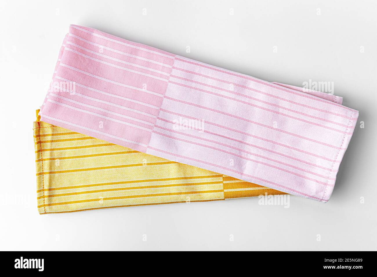 kitchen cloth isolated on white background, close up Stock Photo - Alamy