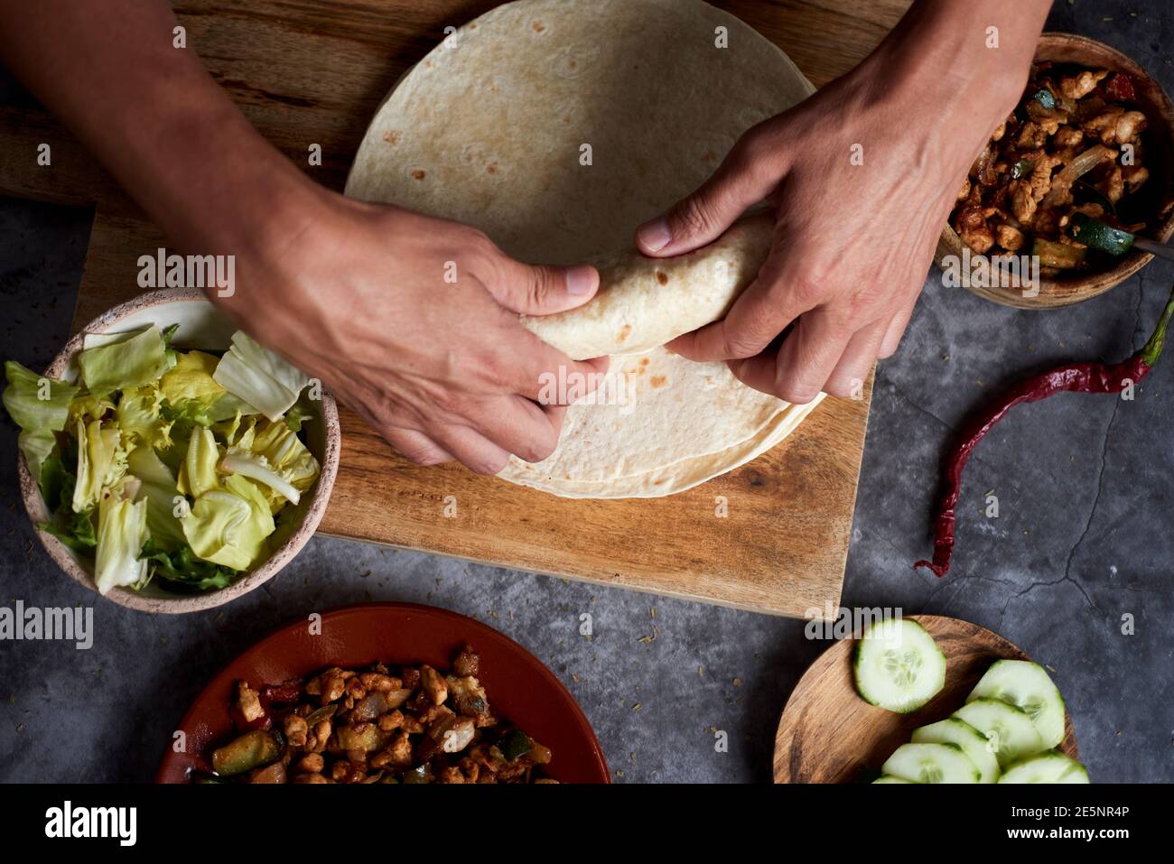 Burrito hi-res stock photography and images - Alamy