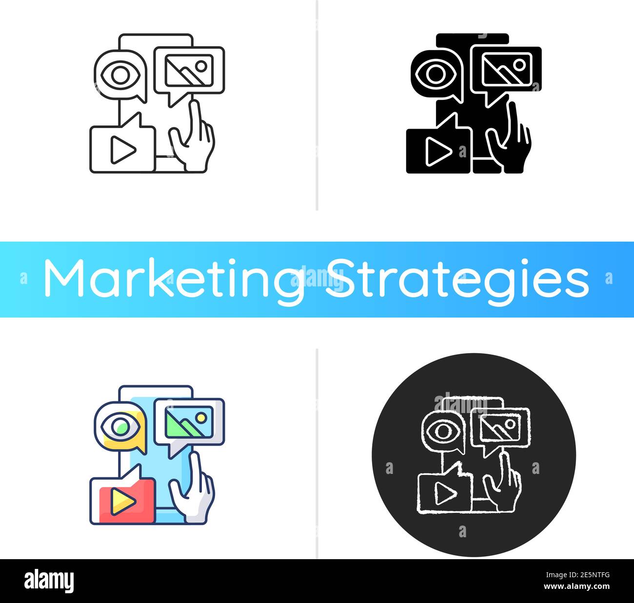 Content marketing icon Stock Vector Image & Art - Alamy