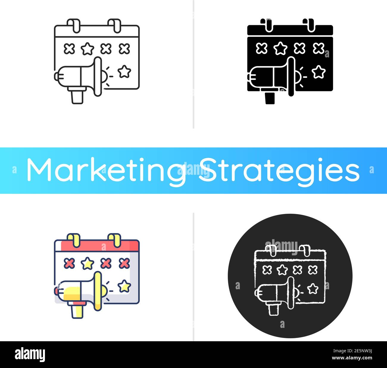 Event marketing icon Stock Vector Image & Art - Alamy