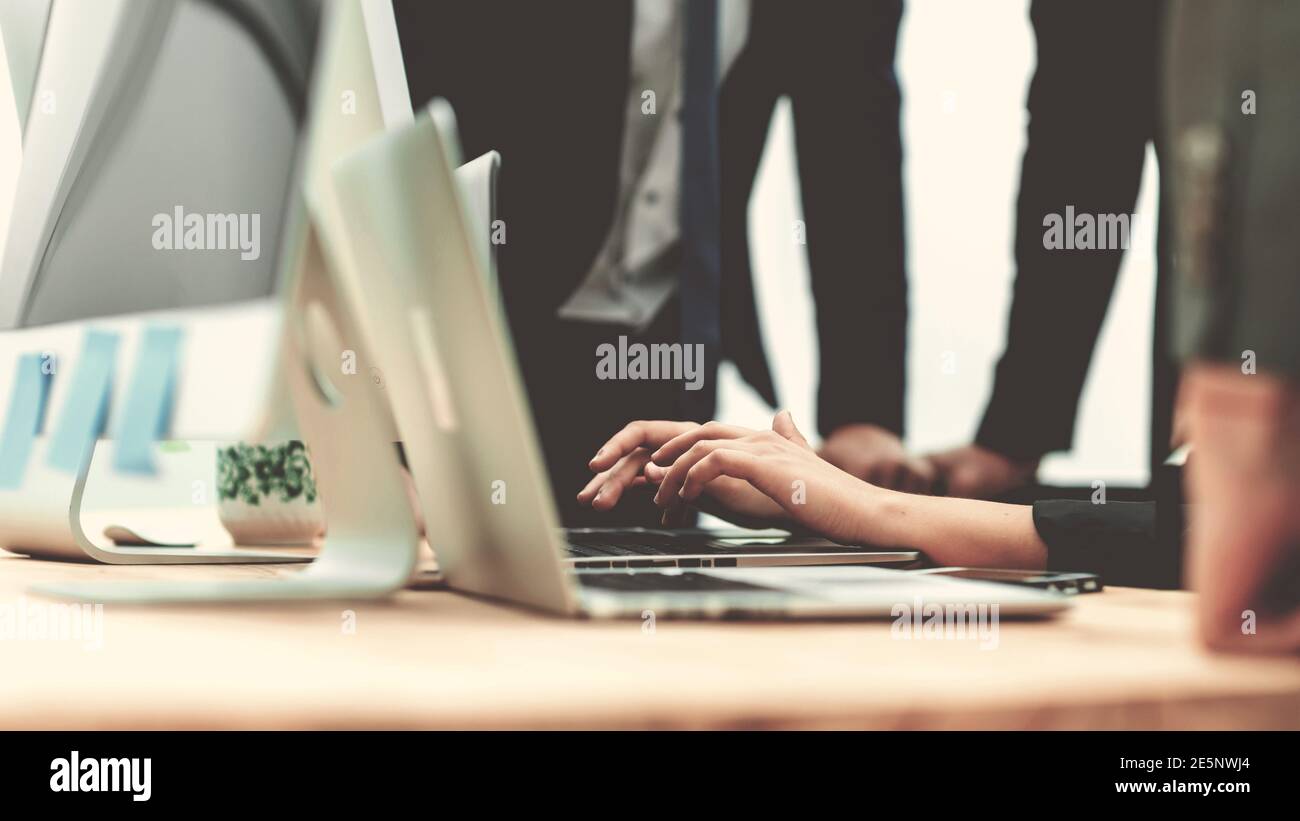 Group explain up close hi-res stock photography and images - Alamy