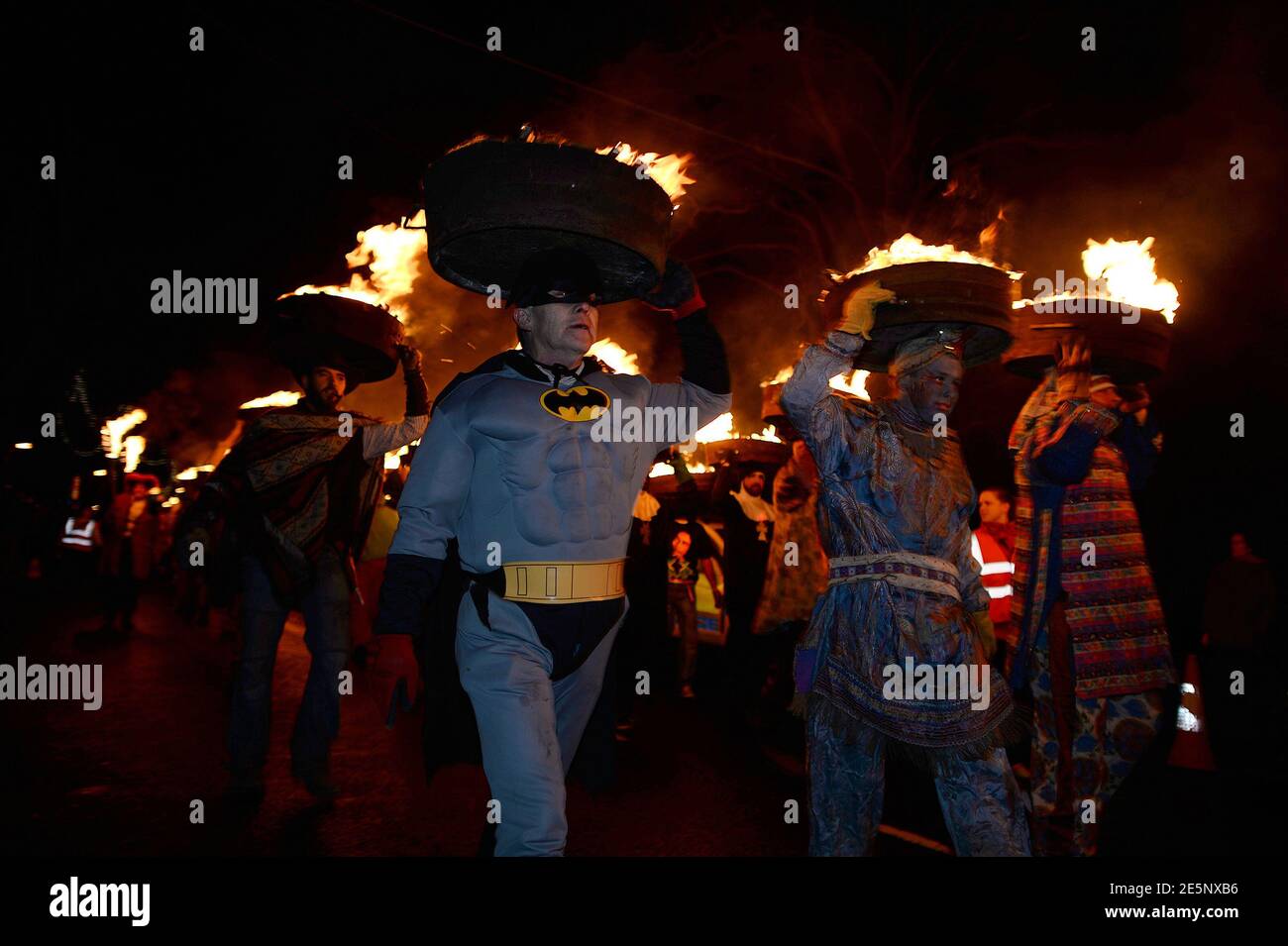 Tar barrels allendale hi-res stock photography and images - Alamy