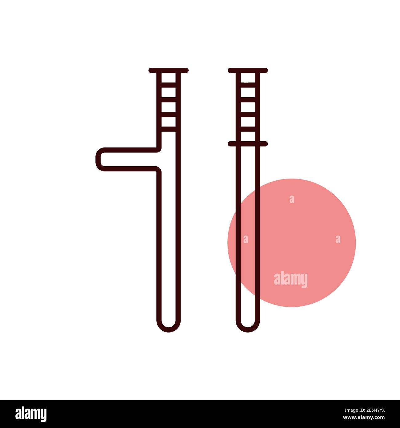 Police baton vector icon. Demonstration, protest, strike, revolution ...