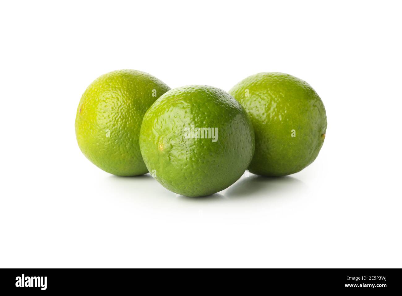 Fresh ripe lime isolated on white background Stock Photo - Alamy