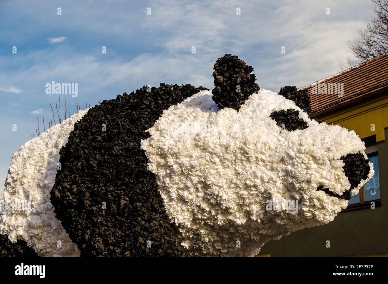 big panda bear at carnival work Stock Photo - Alamy