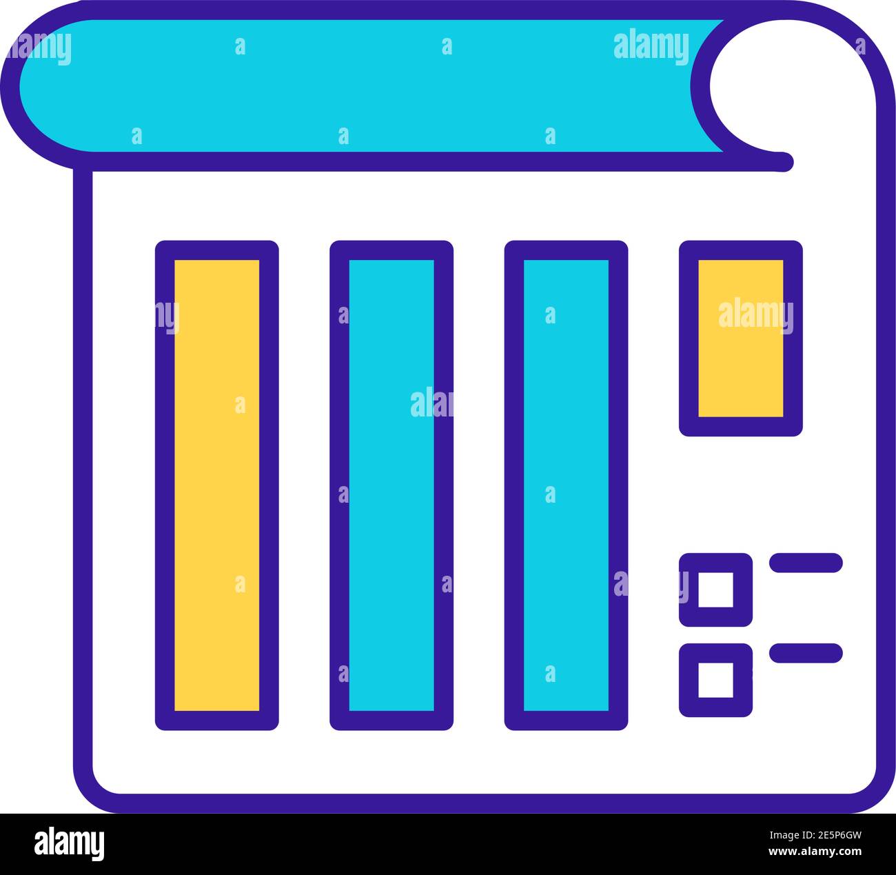 Schedule RGB color icon Stock Vector Image & Art - Alamy