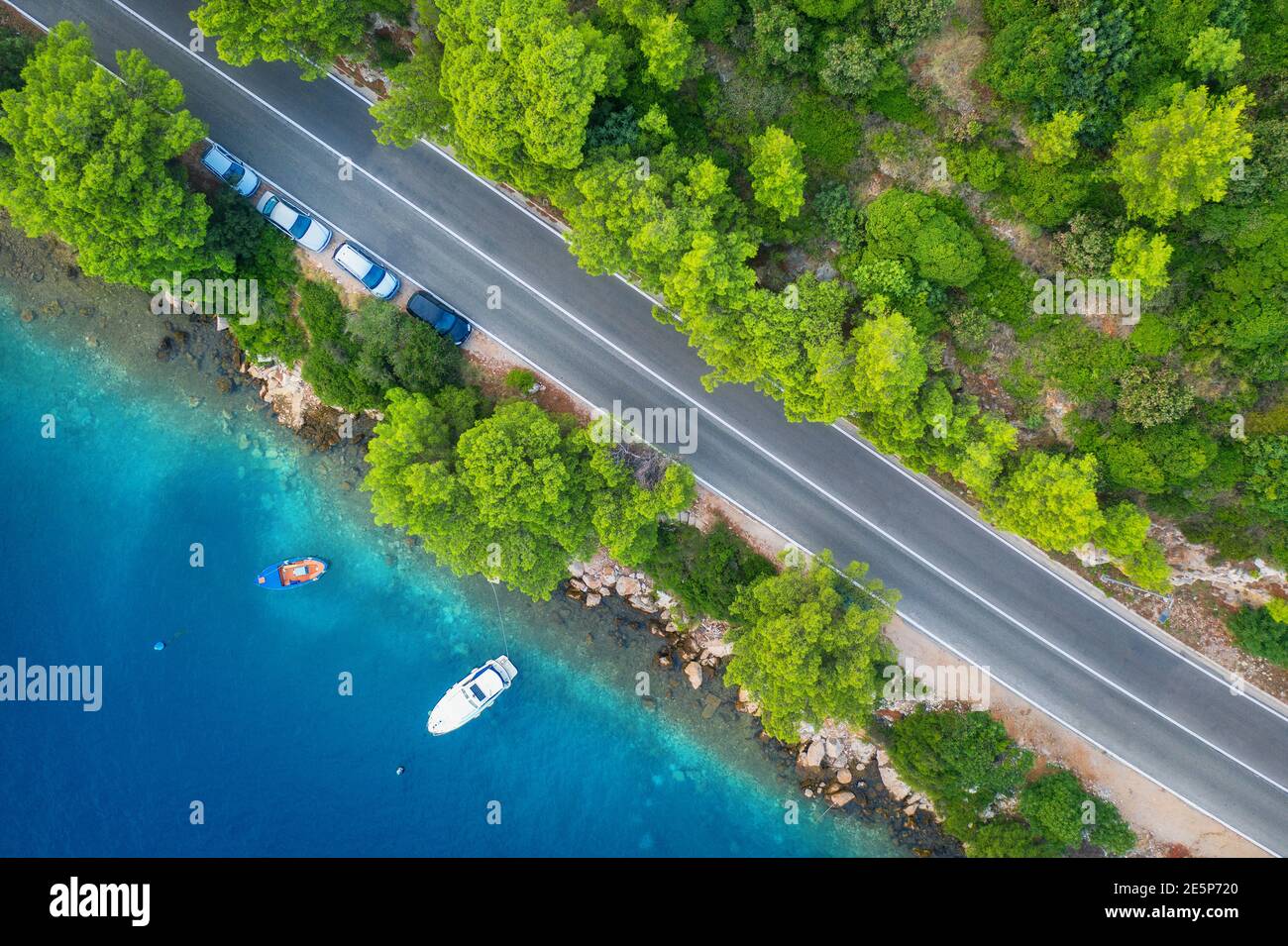 Top view shore hi-res stock photography and images - Alamy
