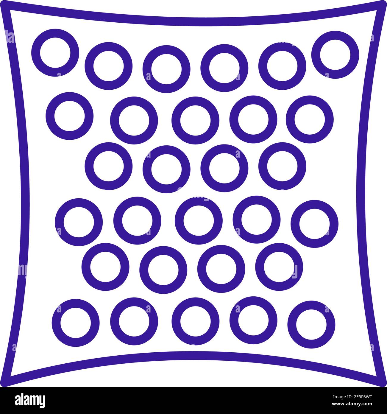 Bubble wrap RGB color icon Stock Vector Image & Art - Alamy