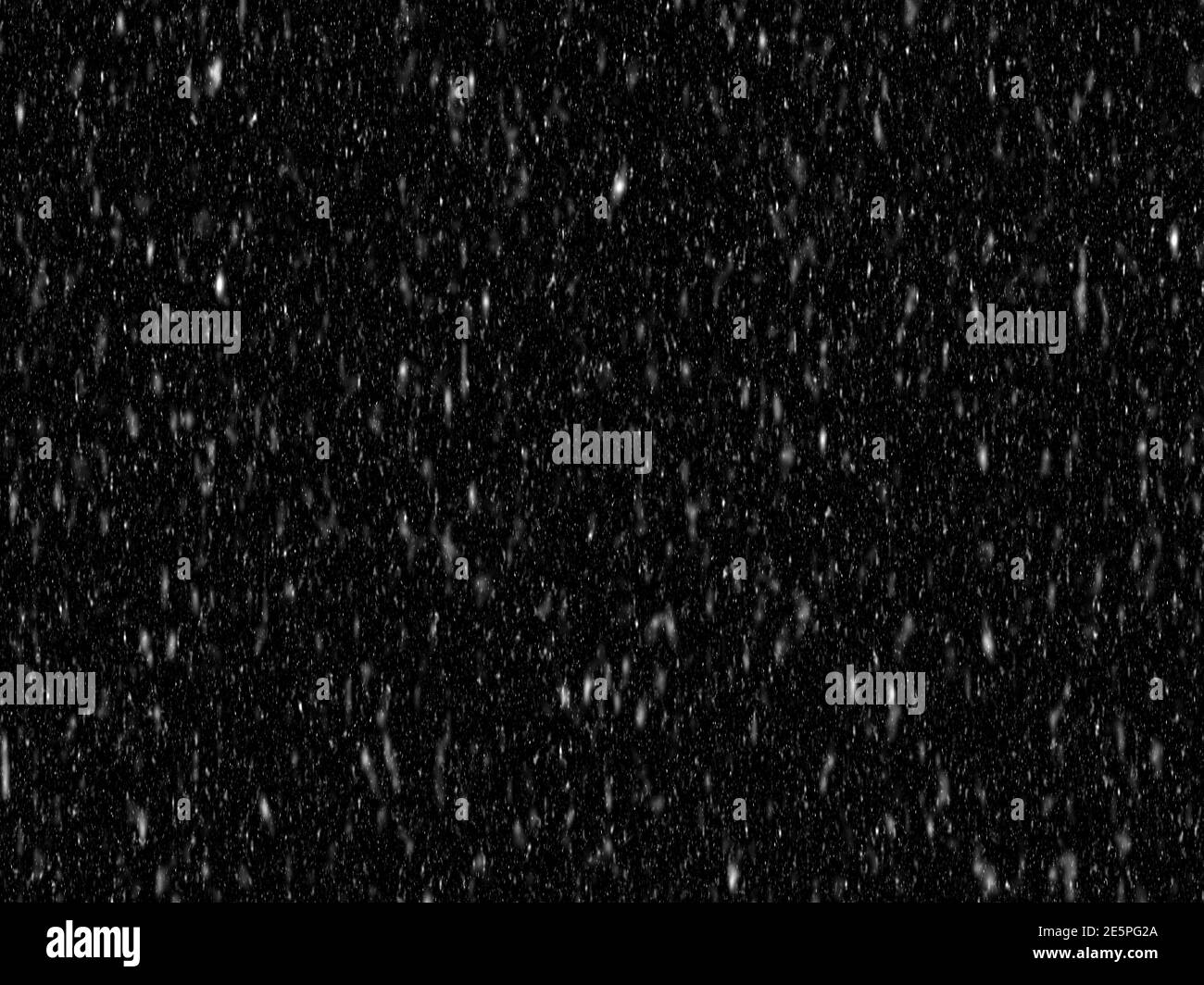 Snow falling, isolated on black background. 3D render Stock Photo - Alamy