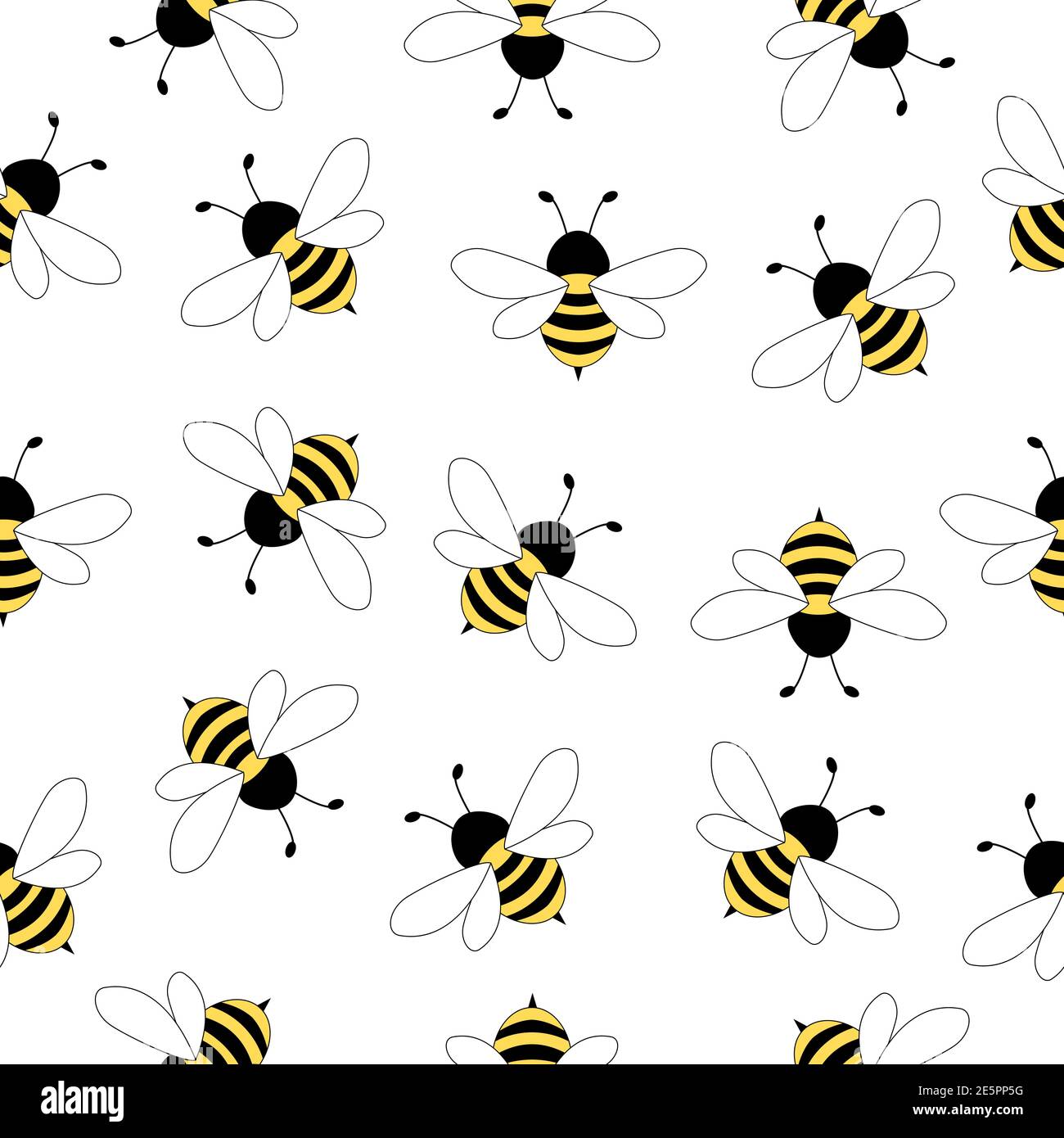 Spring bees Stock Vector Images - Alamy