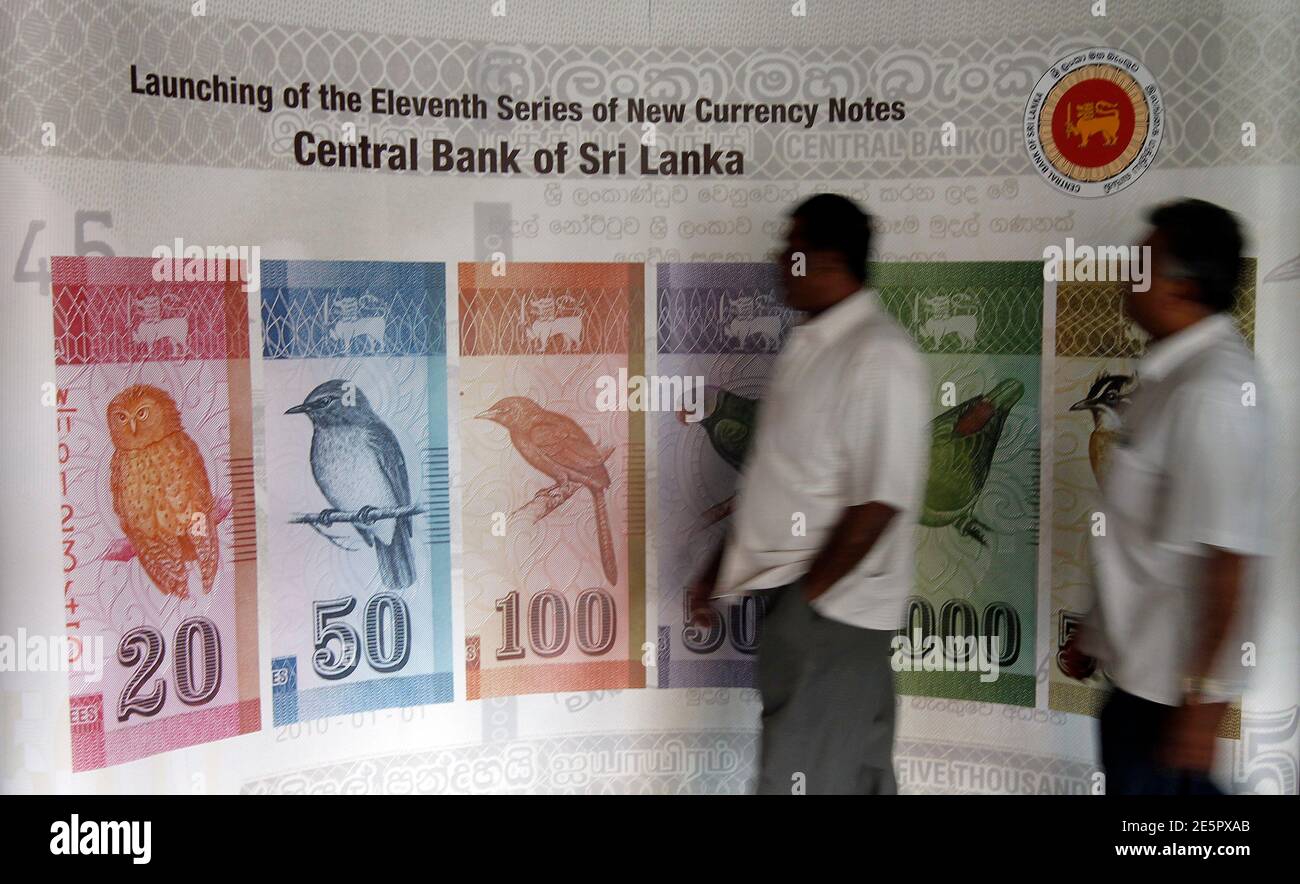 Sri lankan currency notes hi-res stock photography and images - Alamy