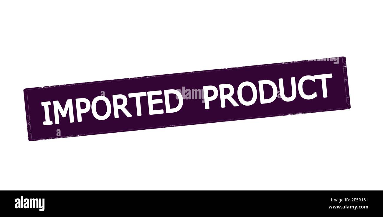 Imported stamp hi-res stock photography and images - Alamy