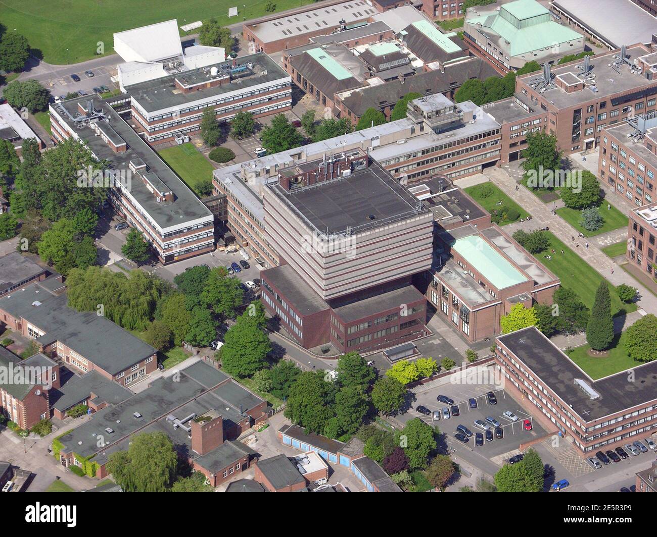 aerial view of The University of Hull, Cottingham Road, Hull Stock ...