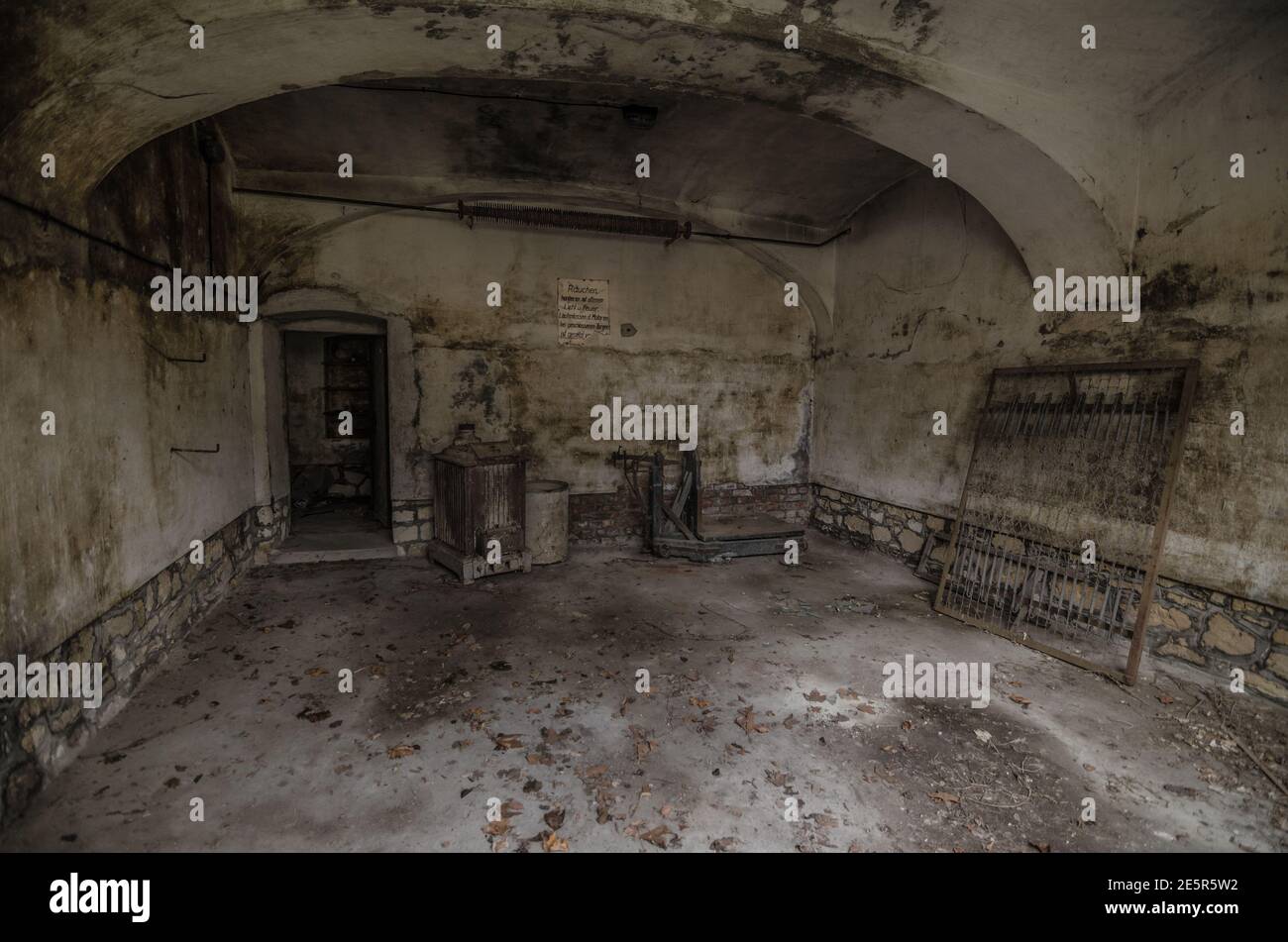 old cellar vaults of a factory Stock Photo - Alamy
