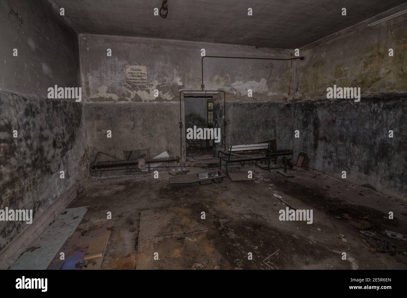old boiler room in a factory Stock Photo - Alamy