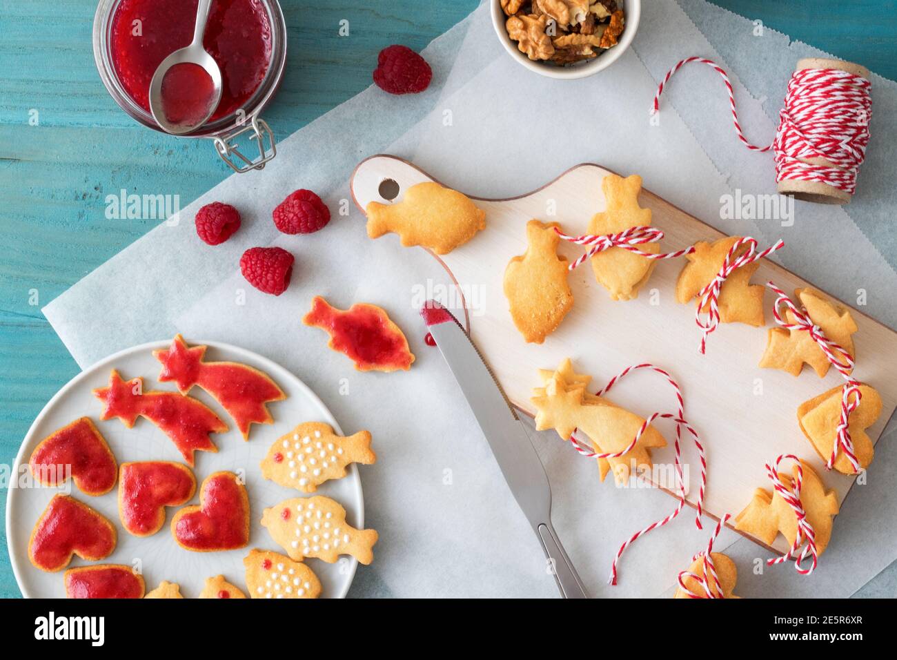 Closeup preparation baking sweet hi-res stock photography and images ...