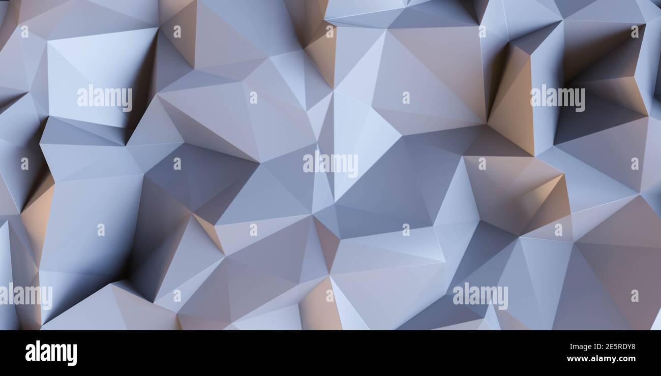 grey triangle shaped textured geometry shape pattern 3d render ...