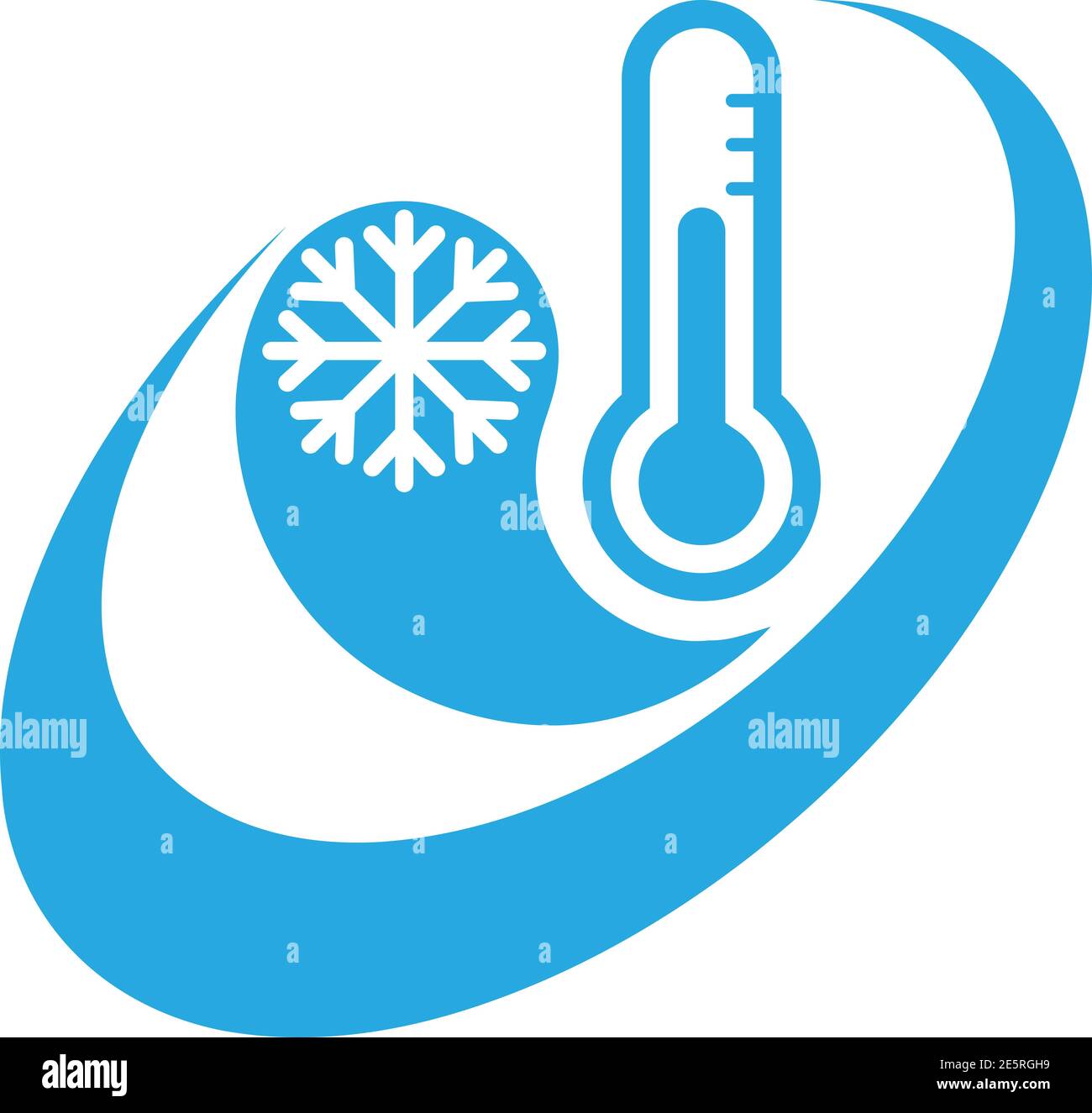 Thermometer, snowflake, temperature, climate, logo Stock Vector Image ...