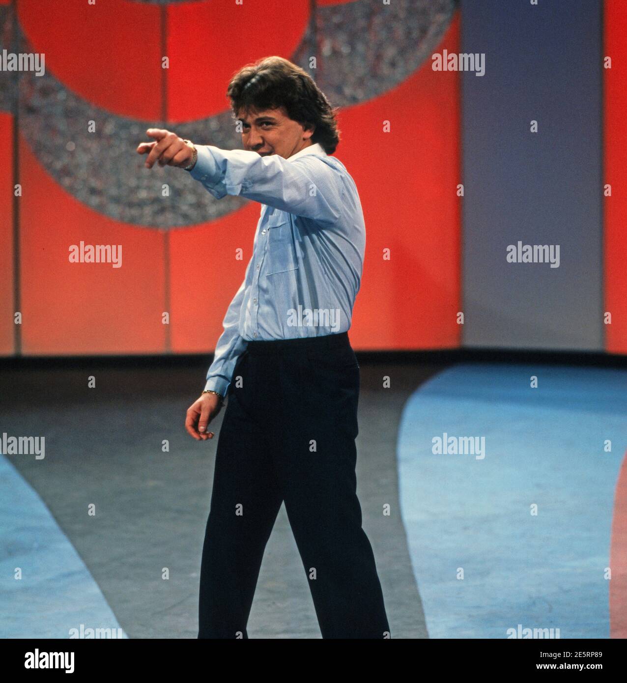 PUPO, Enzo Ghinazzi, italienischer Sänger, hier bei einem Auftritt in ...