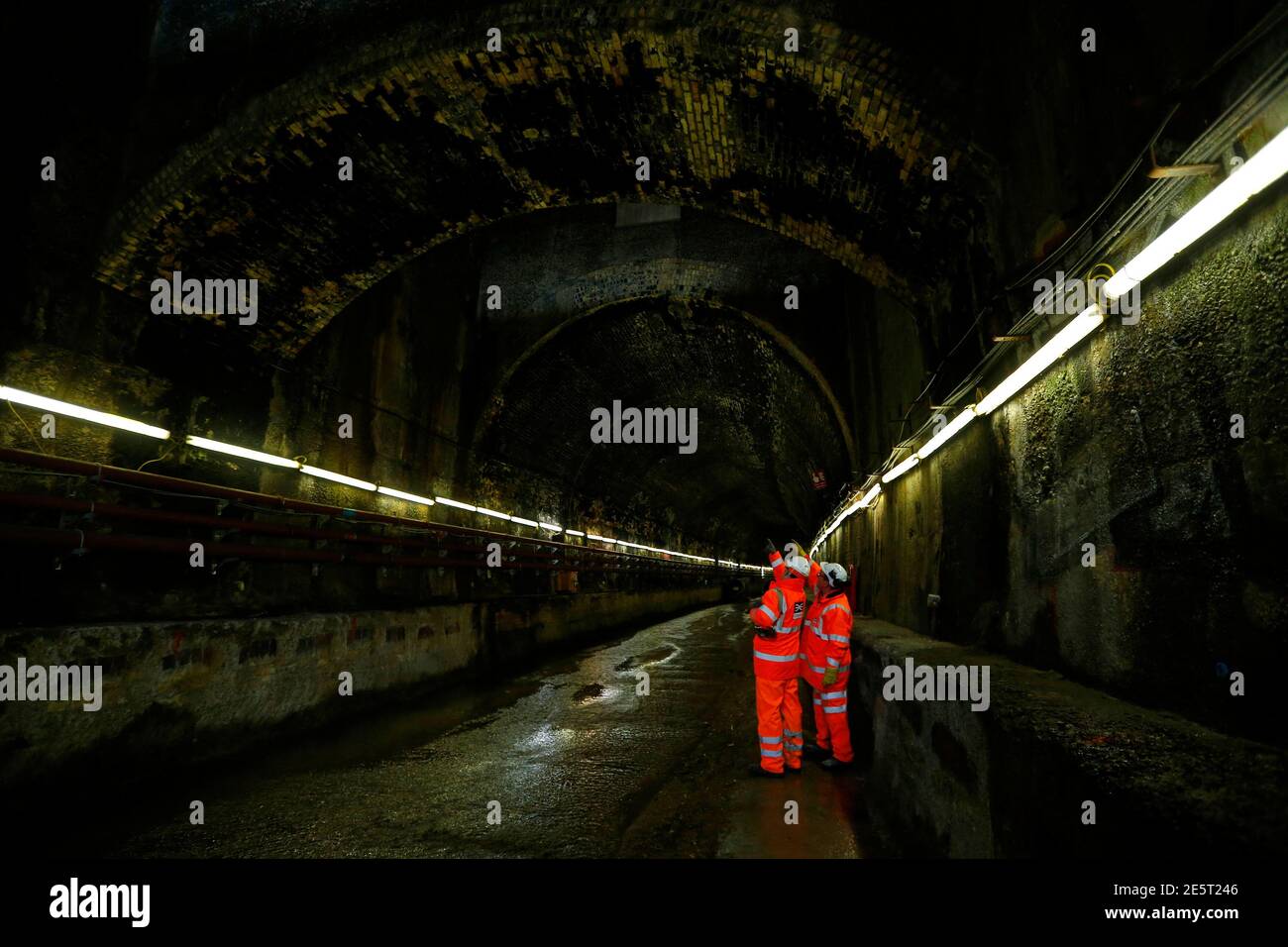 London Underground Construction Workers High Resolution Stock ...