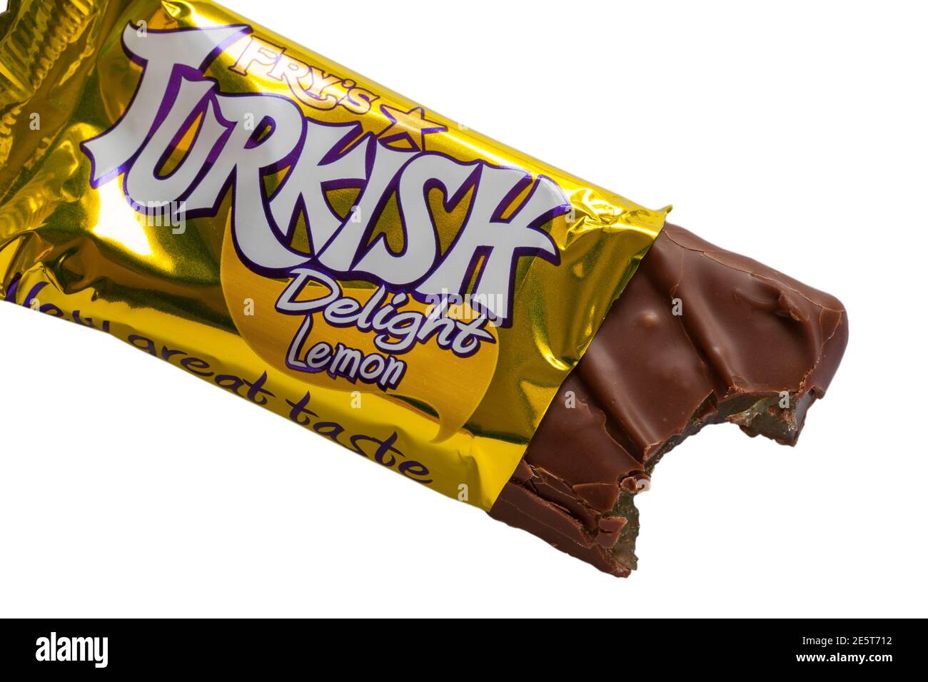 Fry's Turkish Delight Lemon limited edition opened to show contents ...