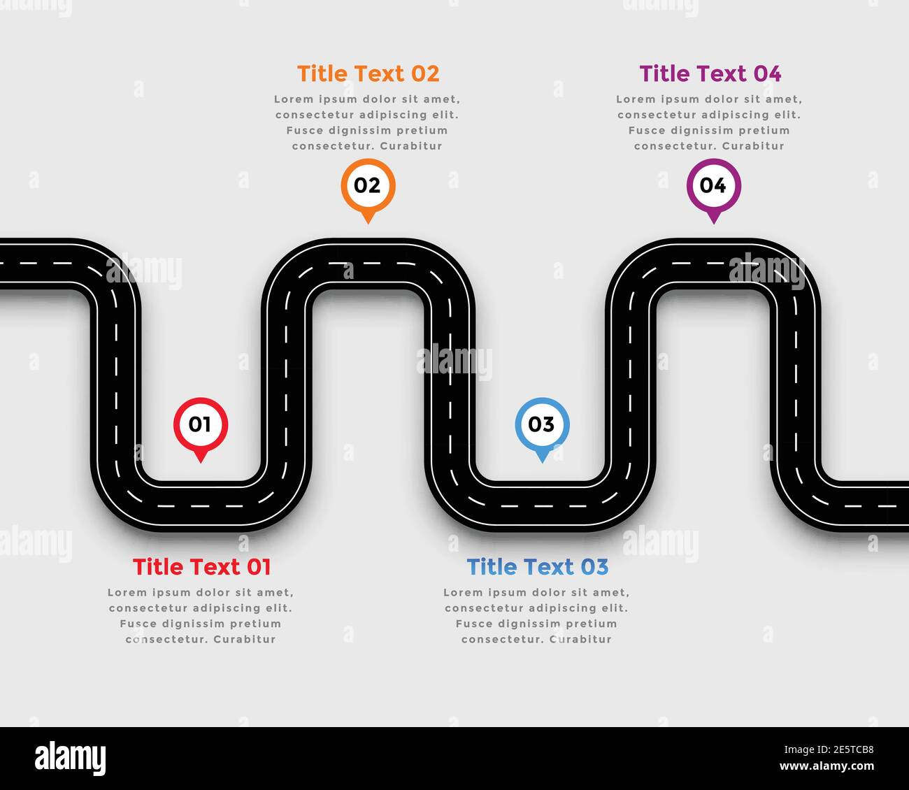 Winding pathway Stock Vector Images - Alamy