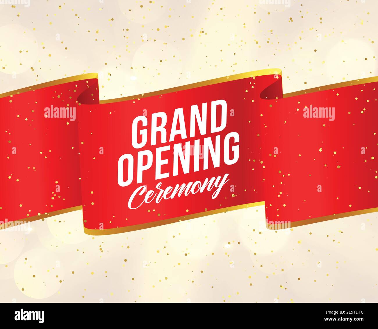 Red Ribbon Opening Ceremony Vector High Resolution Stock Photography ...