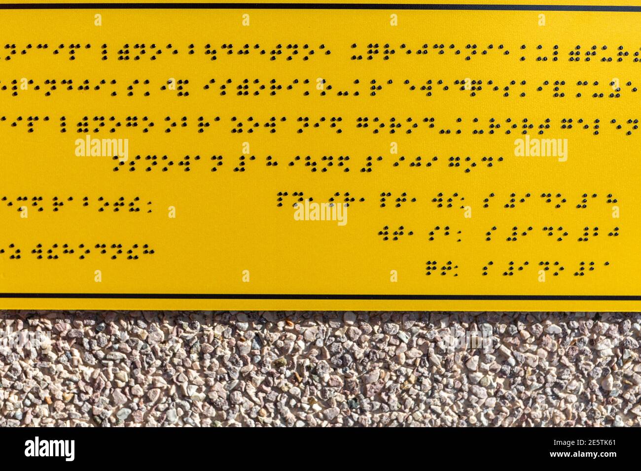 Reading braille letters hi-res stock photography and images - Alamy