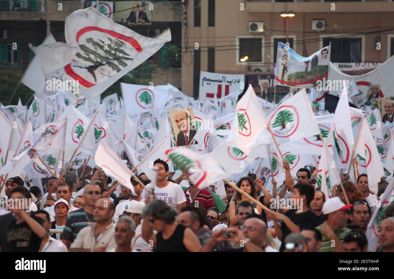 Leader of lebanese forces hi-res stock photography and images - Alamy