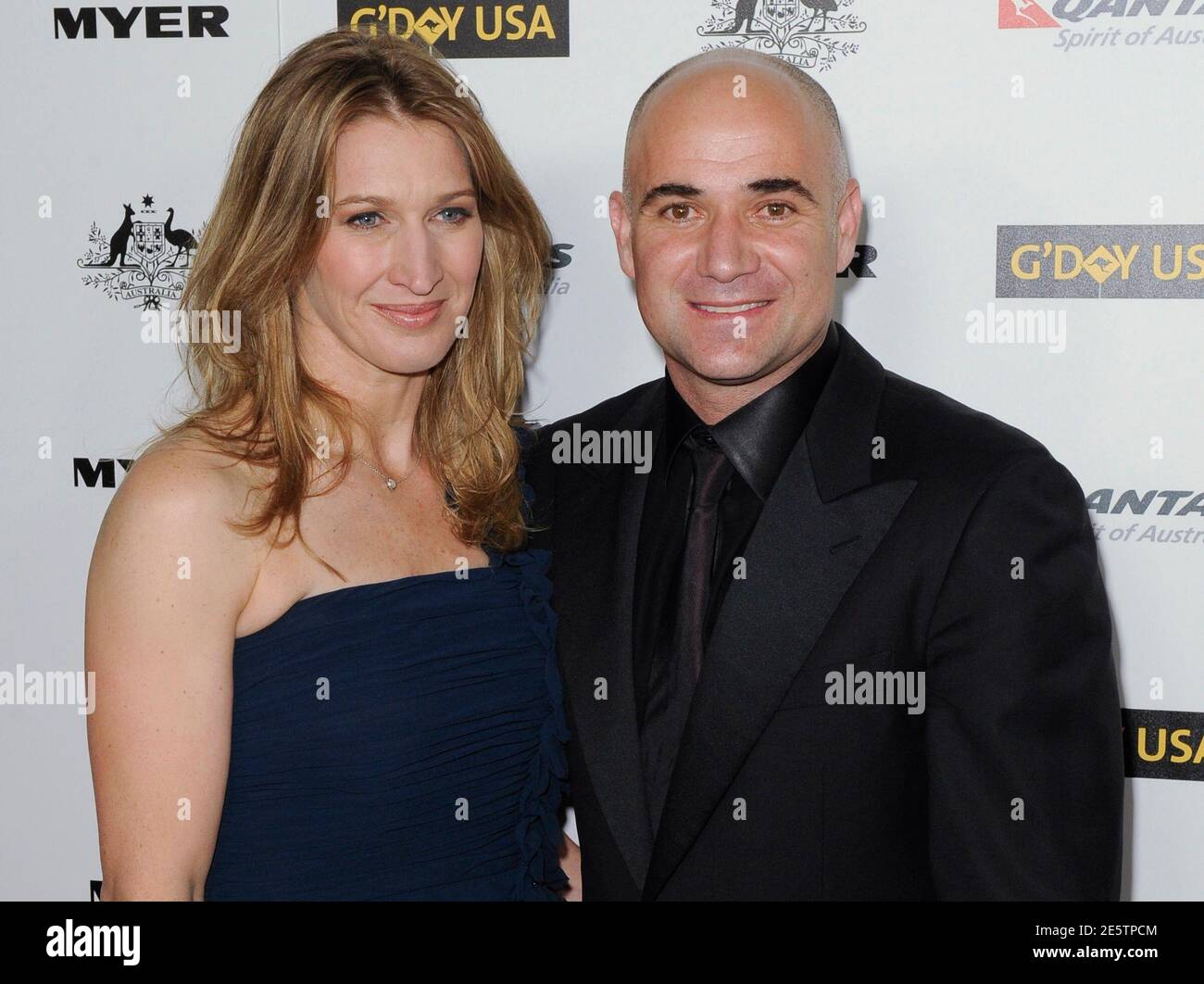 Andre Agassi Wife Steffi Graf High Resolution Stock Photography and ...