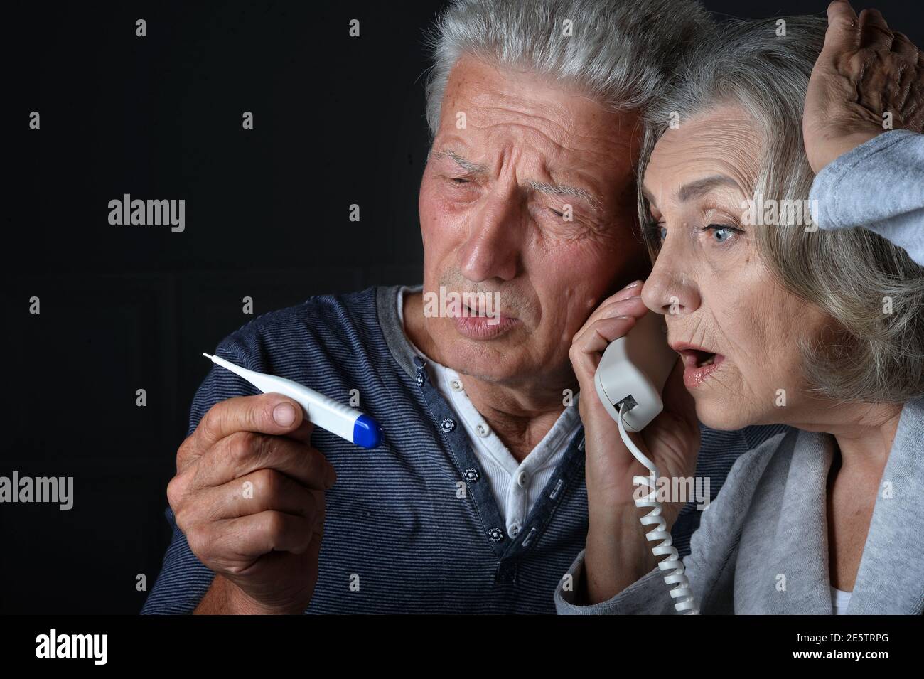 Cold calling elderly hi-res stock photography and images - Alamy