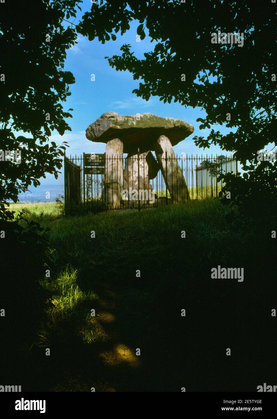 View WNW of Kit's Coty House, Kent, England, UK, the remains of a ...