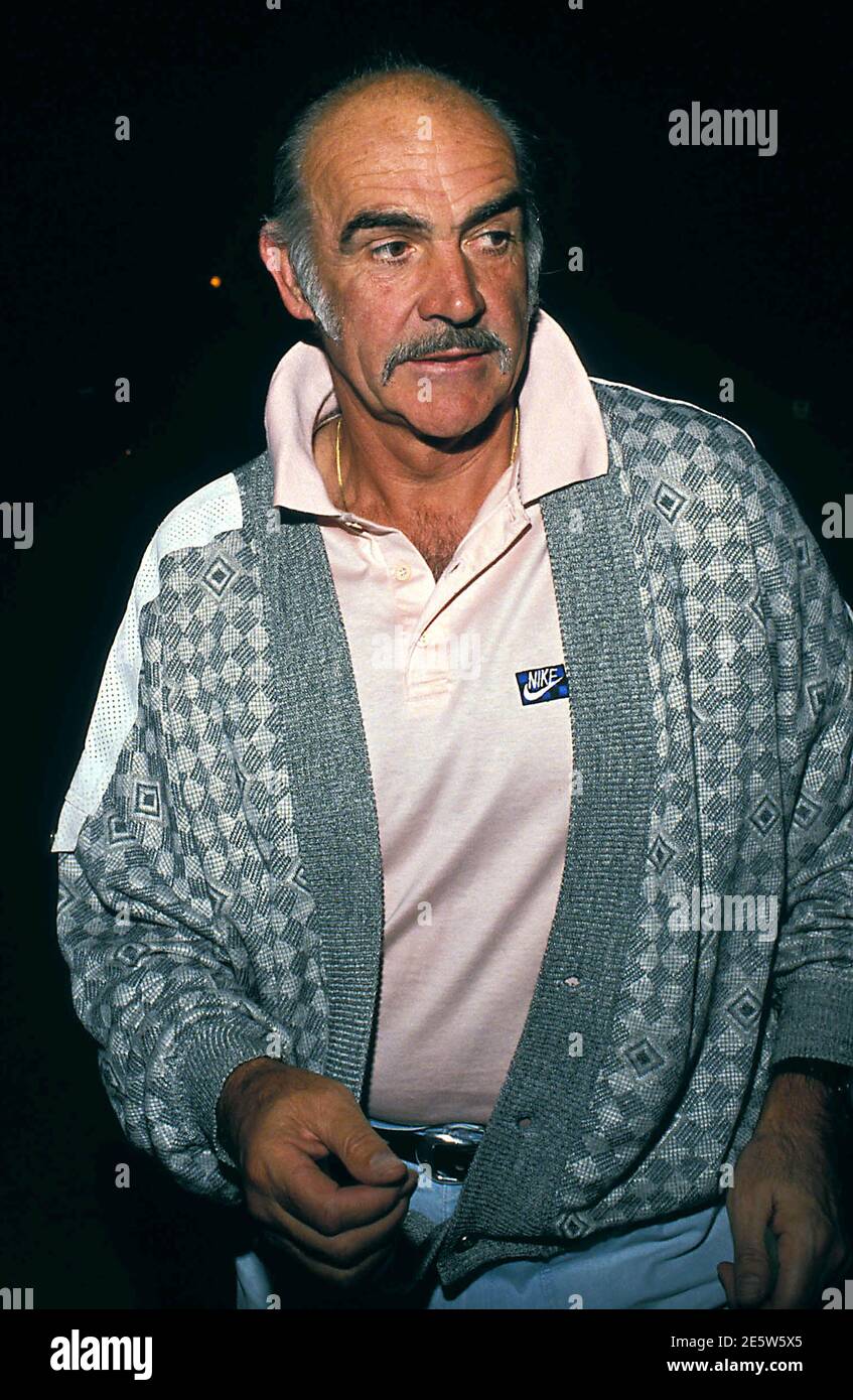 Sean Connery 1989 Credit: Ralph Dominguez/MediaPunch Stock Photo - Alamy