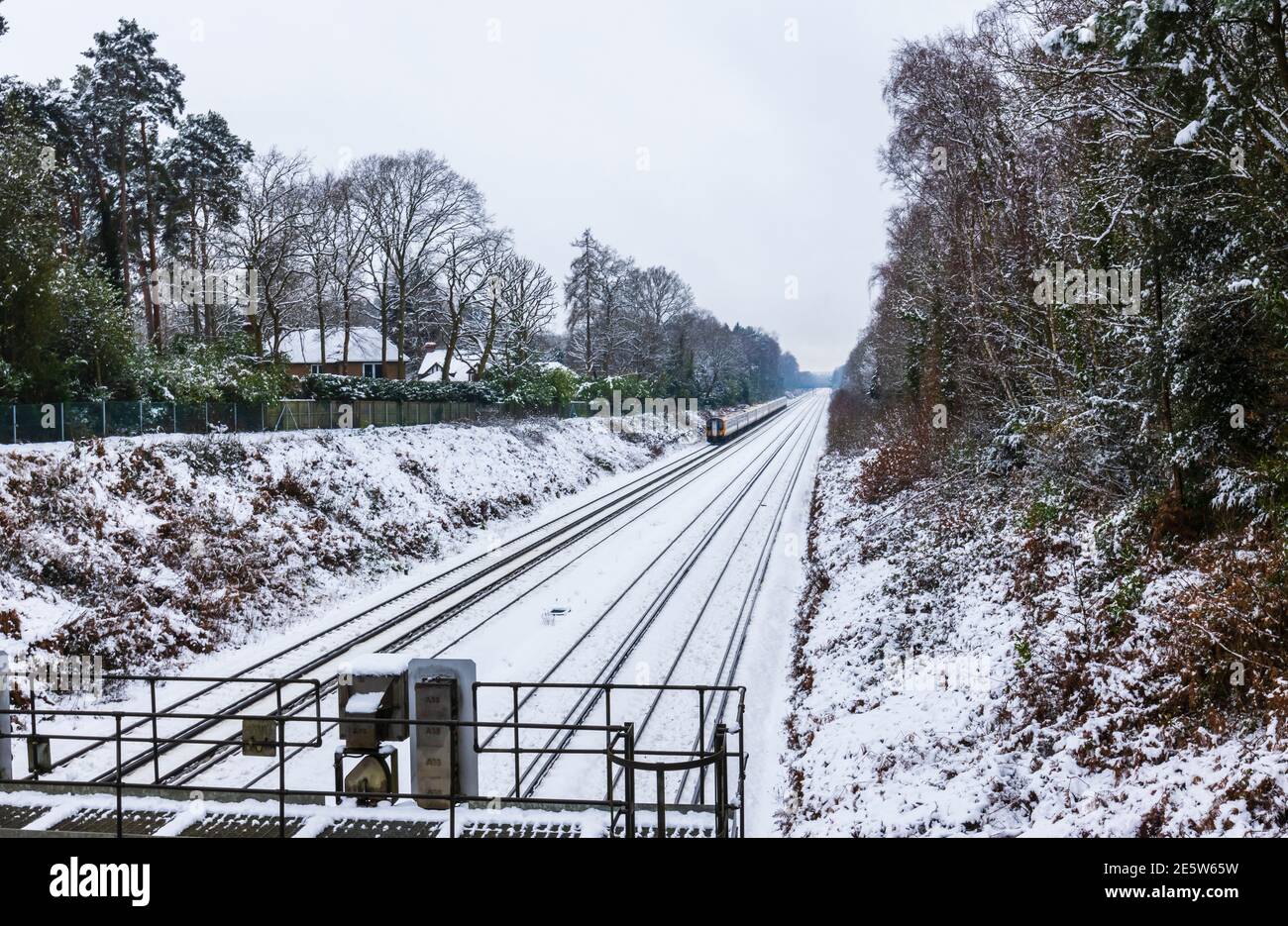 Railway locomotive winter scenery hi-res stock photography and images ...