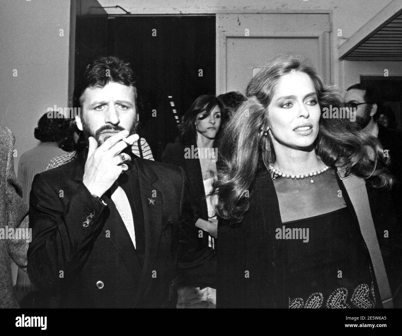 Ringo Starr And Barbara Bach At Abc Hosted Party At Century Plaza Hotel ...