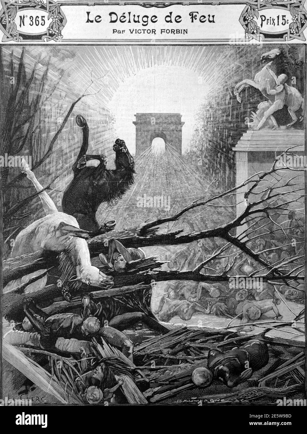 The Great Fire - Destruction of Paris - Book Cover of a Short Story by ...