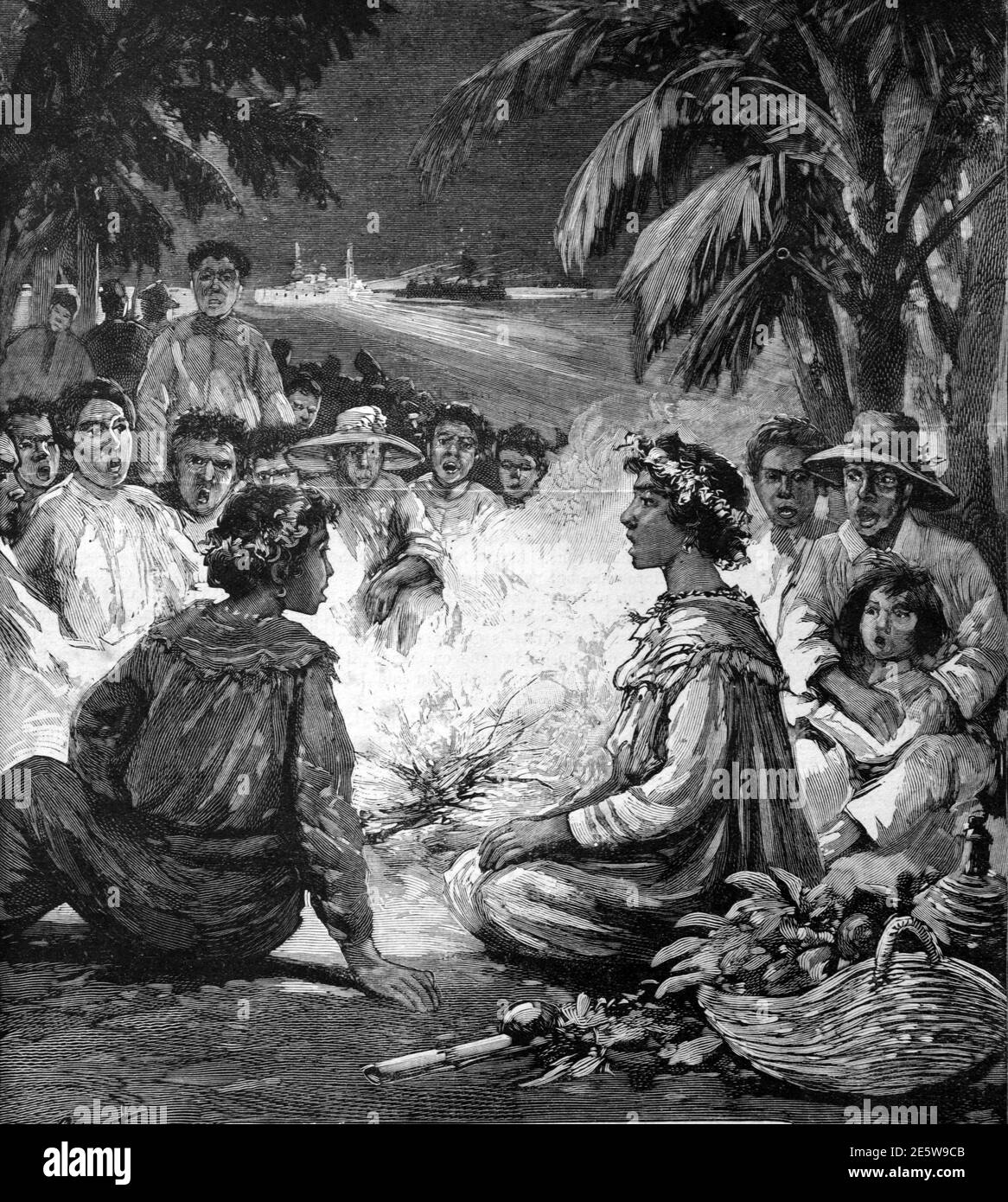 Polynesians Black and White Stock Photos & Images - Alamy