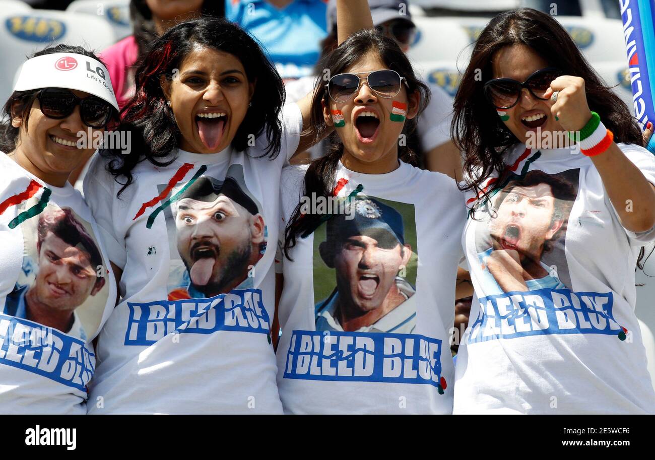 Indian Fans Icc Cricket World High Resolution Stock Photography and ...
