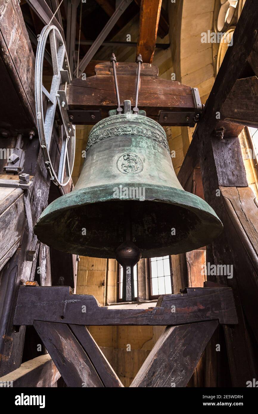 Old Church bell in a beautiful summer day Stock Photo - Alamy